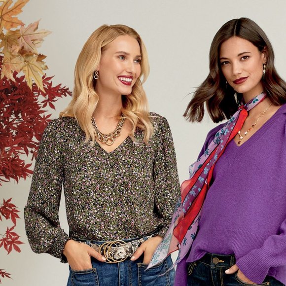 CAbi | Tops | Cabi 461 Chorus Blouse Fall 221 Small Euc | Poshmark